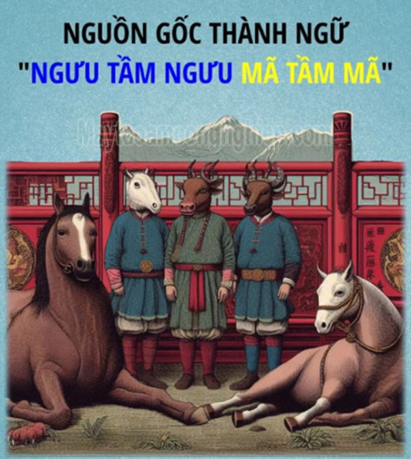 "Ngưu tầm ngưu mã tầm mã" - Giải thích ý nghĩa, nguồn gốc